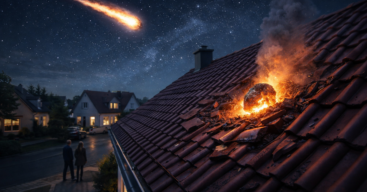 Wenn ein Meteorit aufs Dach fällt: Welche Versicherung greift ...